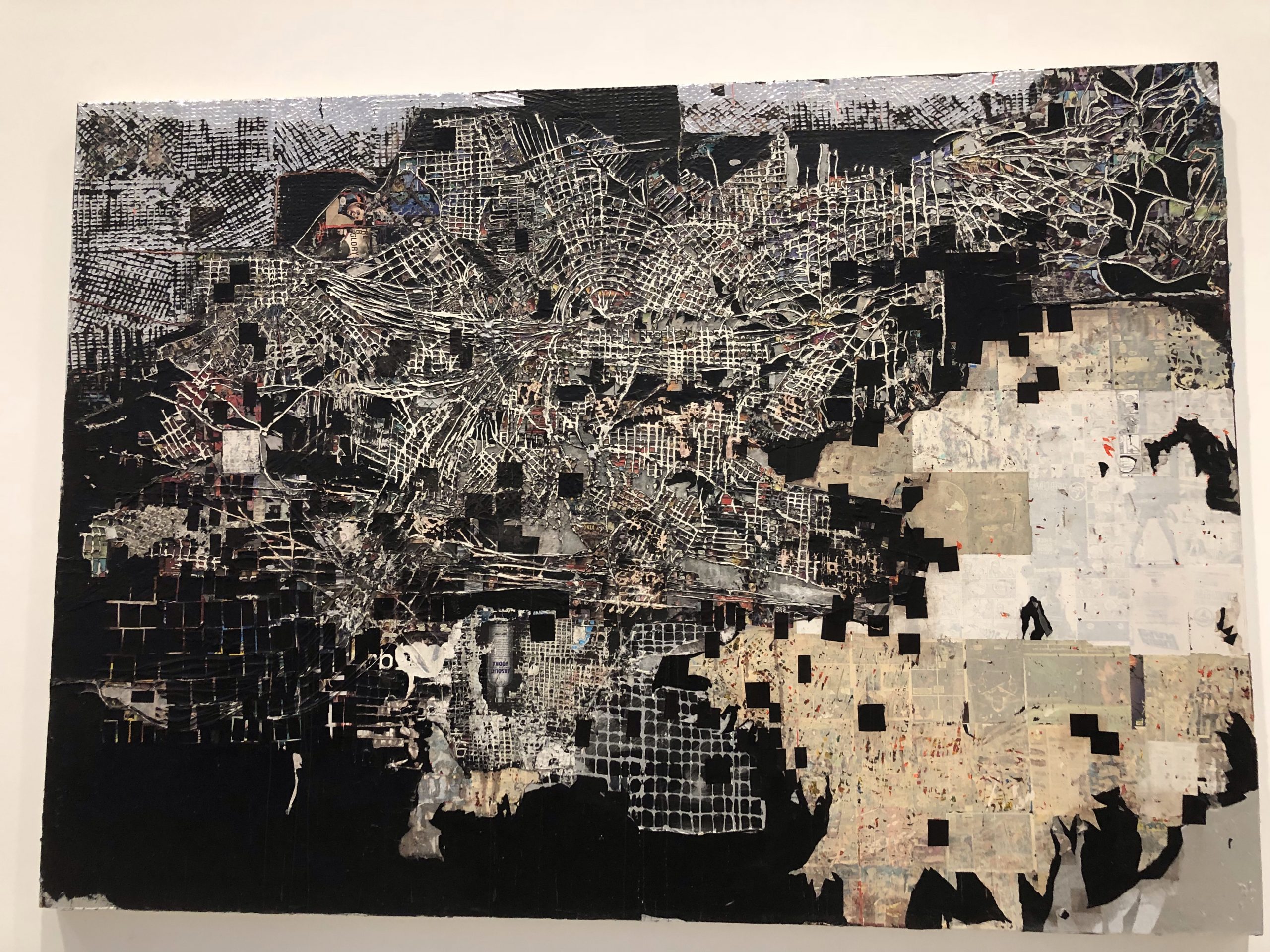 meet me at the mark bradford paintings - Art and Library